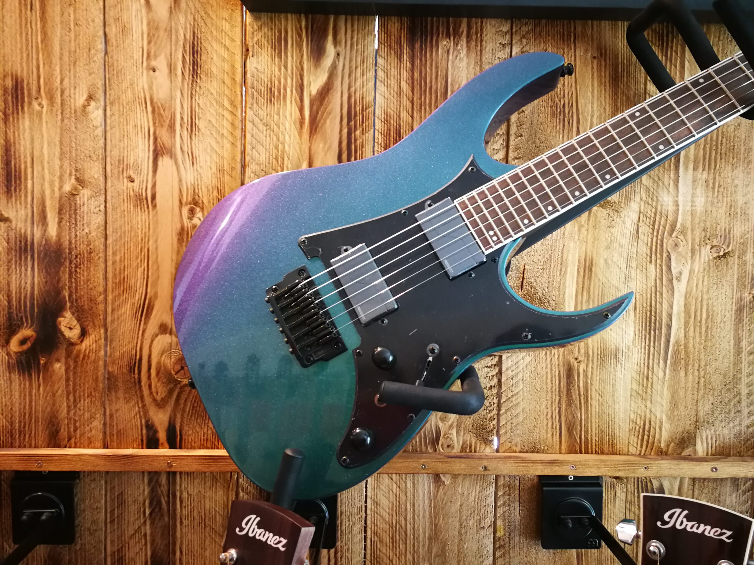 Ibanez RG631ALF-BCM Axion Label RG Series E-Guitar 6 String Blue ...